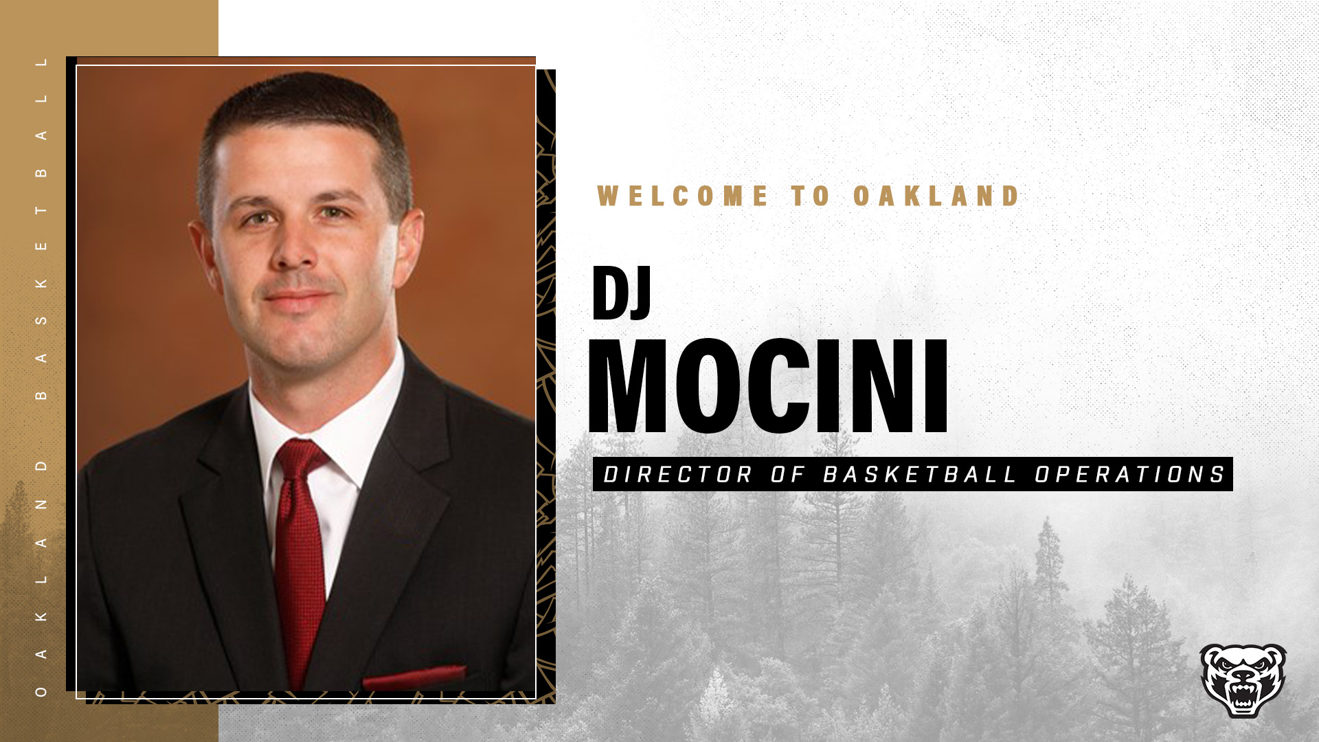 DJ MOCINI NAMED DIRECTOR OF BASKETBALL OPERATIONS - Oakland University ...
