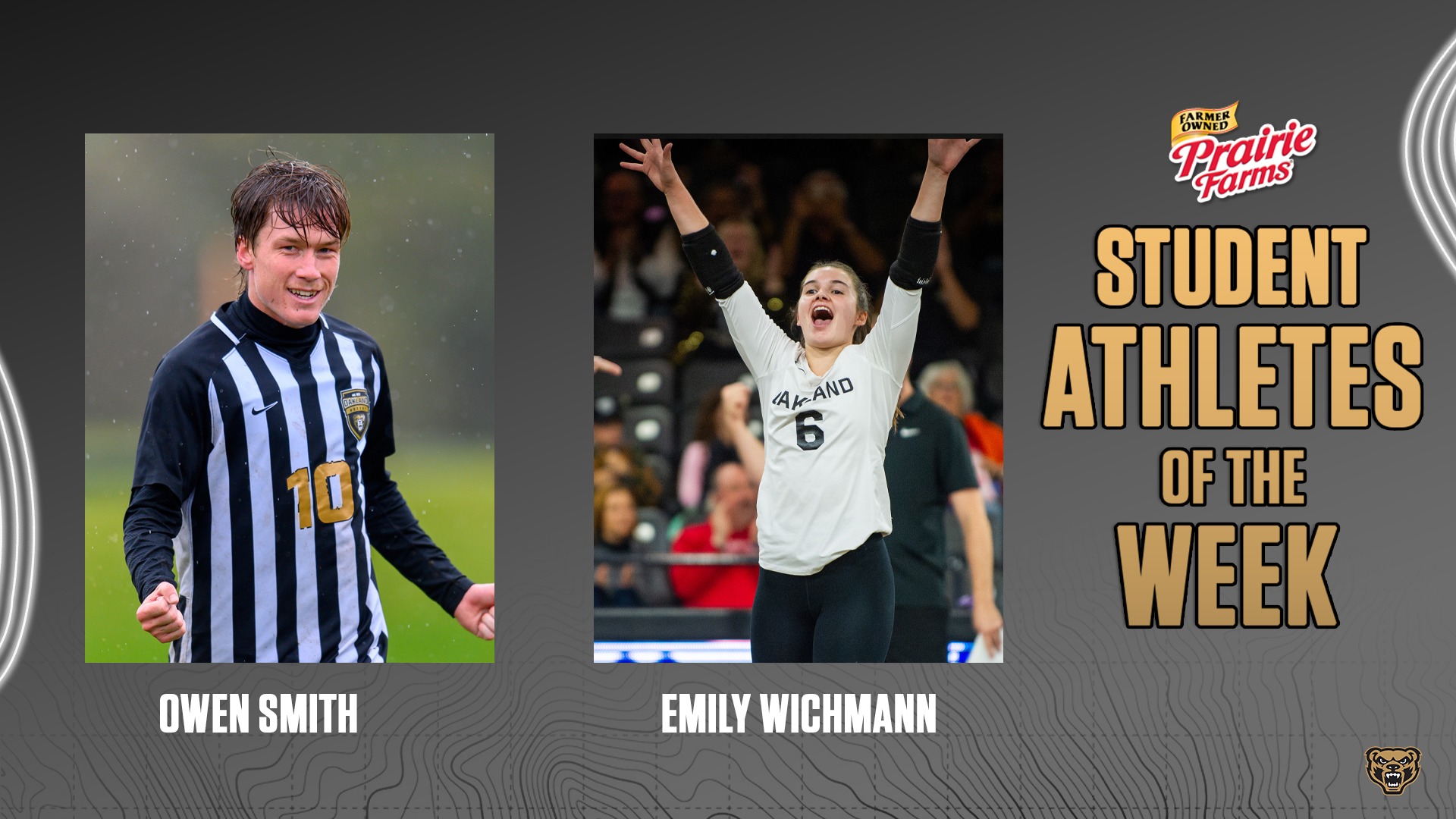 Owen Smith and Emily Wichmann Earn OU Prairie Farms Student-Athlete of ...