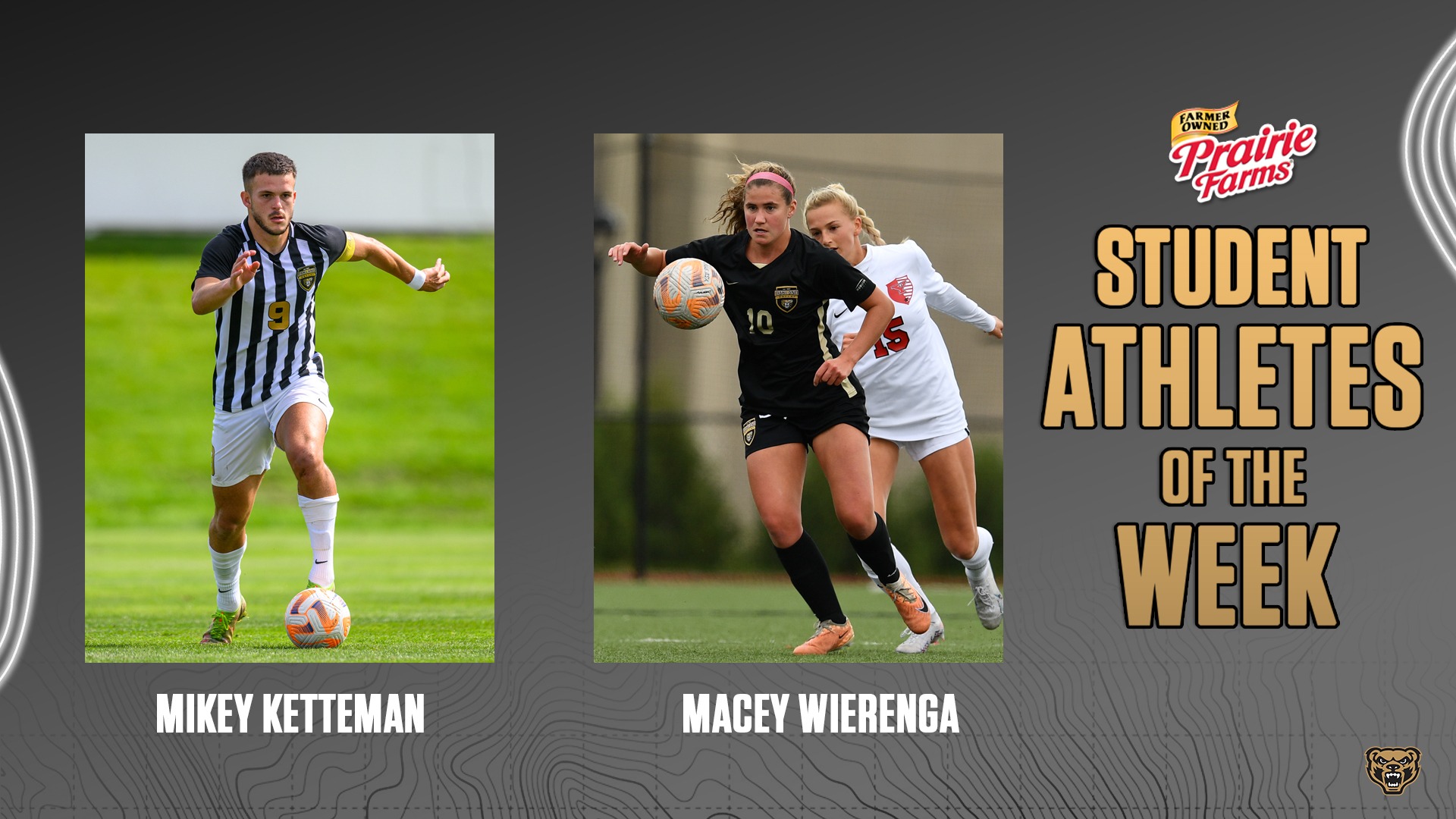 Wierenga and Ketteman Named OU Prairie Farm Student Athletes of the ...