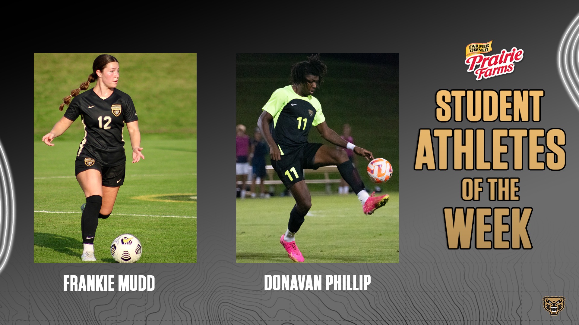 Frankie Mudd and Donavan Phillip earn OU Prairie Farms Student-Athlete ...