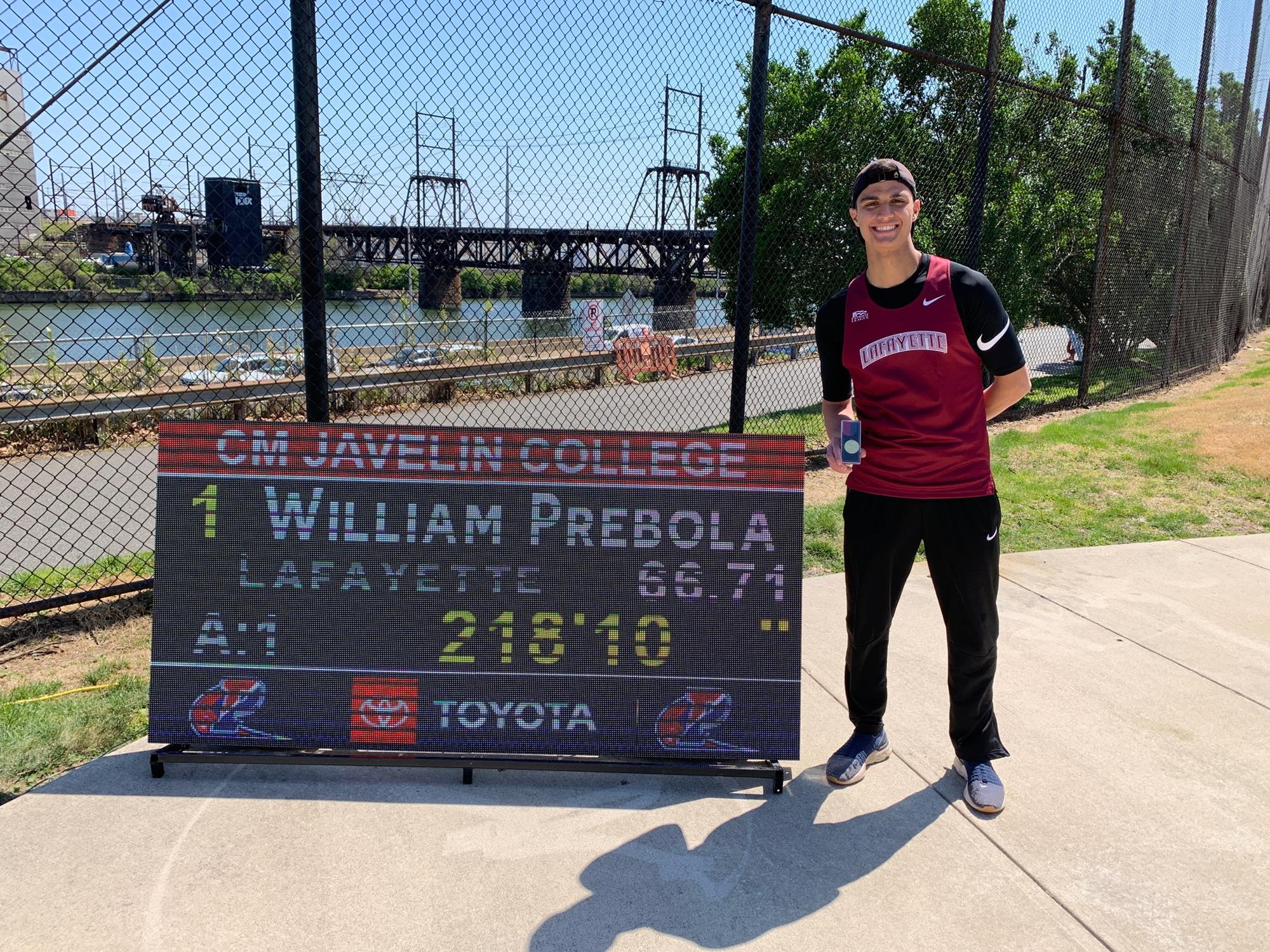 Billy Prebola - Track and Field - Lafayette College Athletics