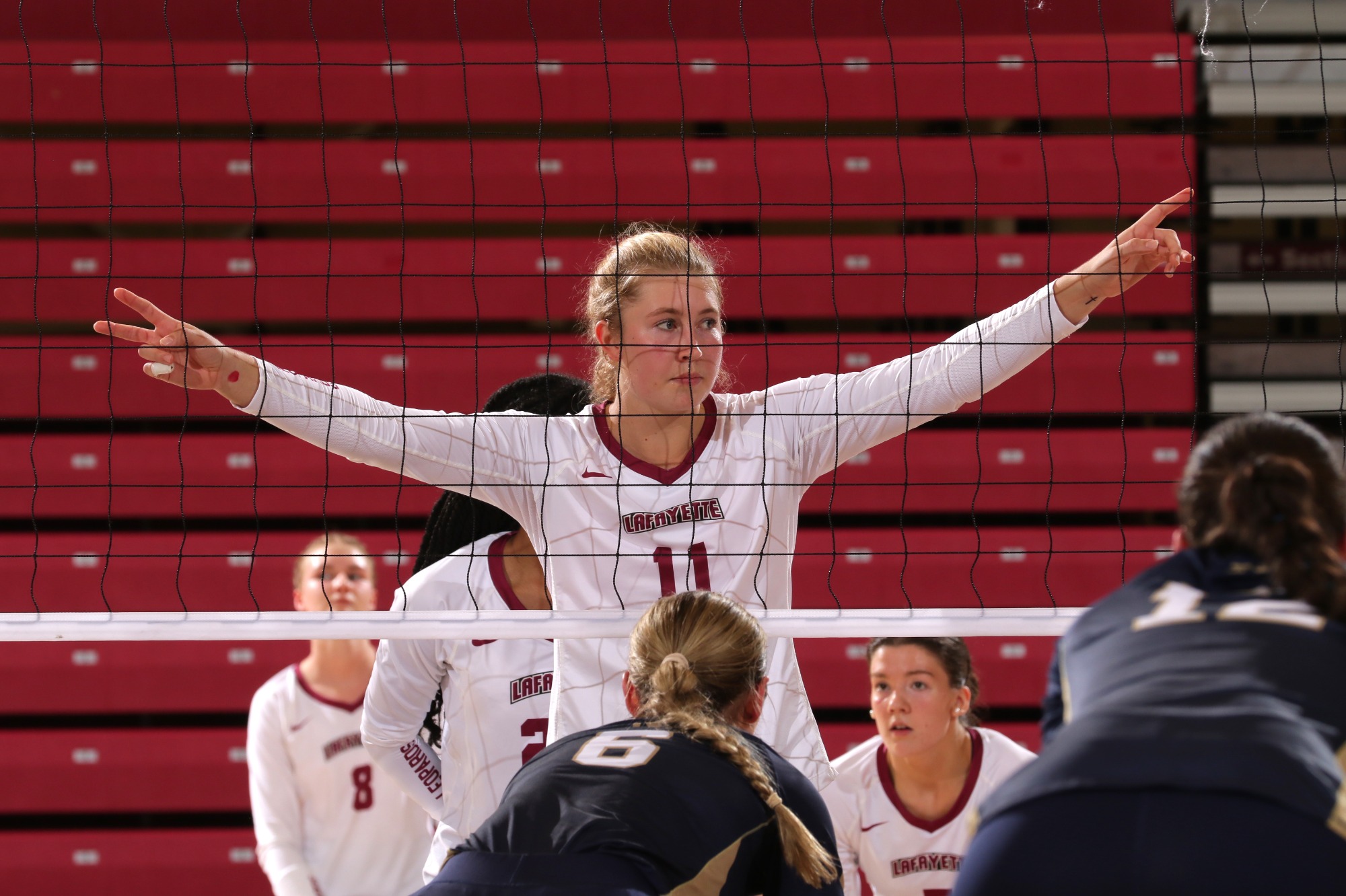 Volleyball Falls to American in Four Sets on Senior Day - Lafayette ...