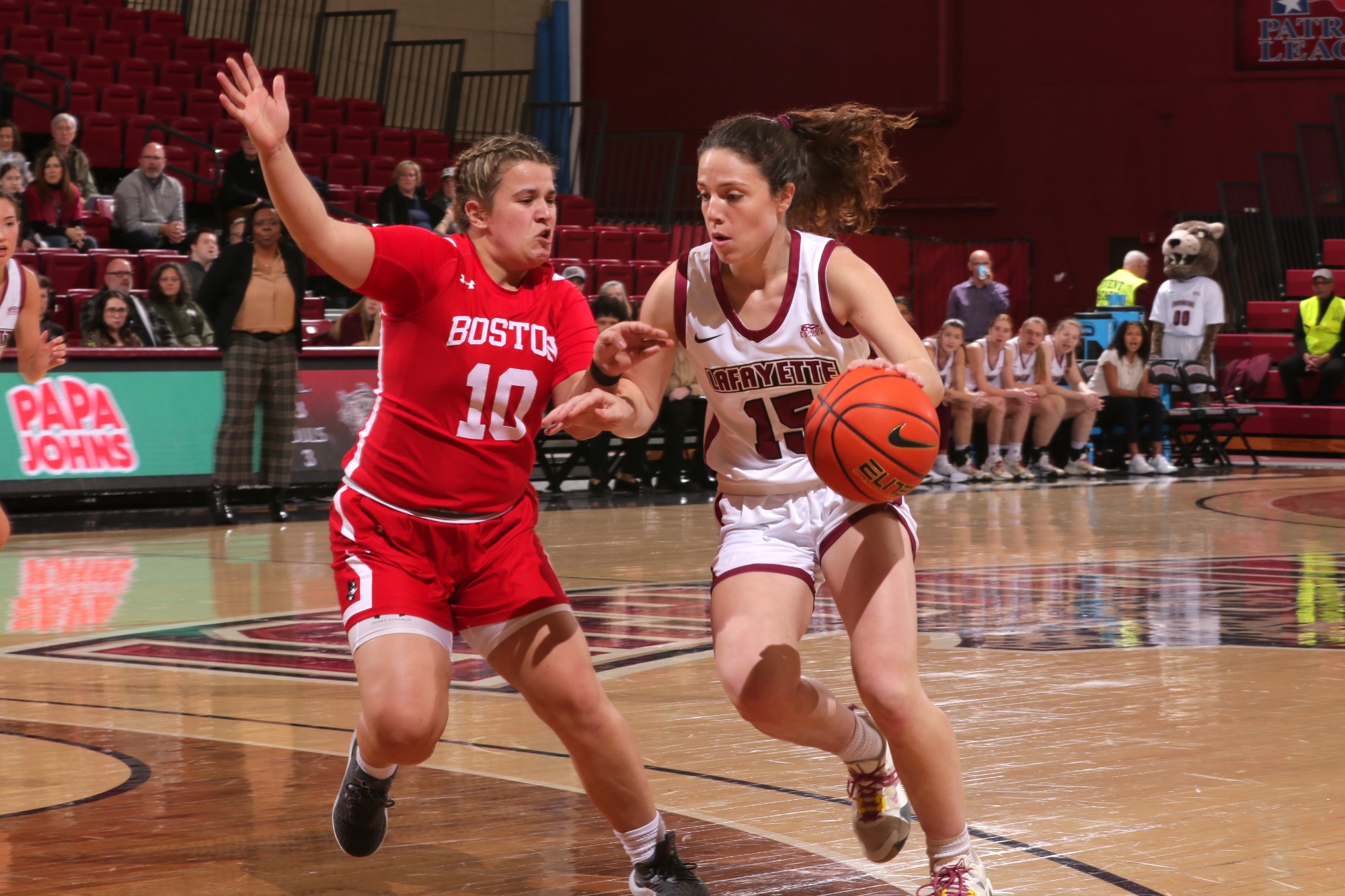 Boston Breaks Leopards' Two-Game Winning Streak, 62-55 - Lafayette ...