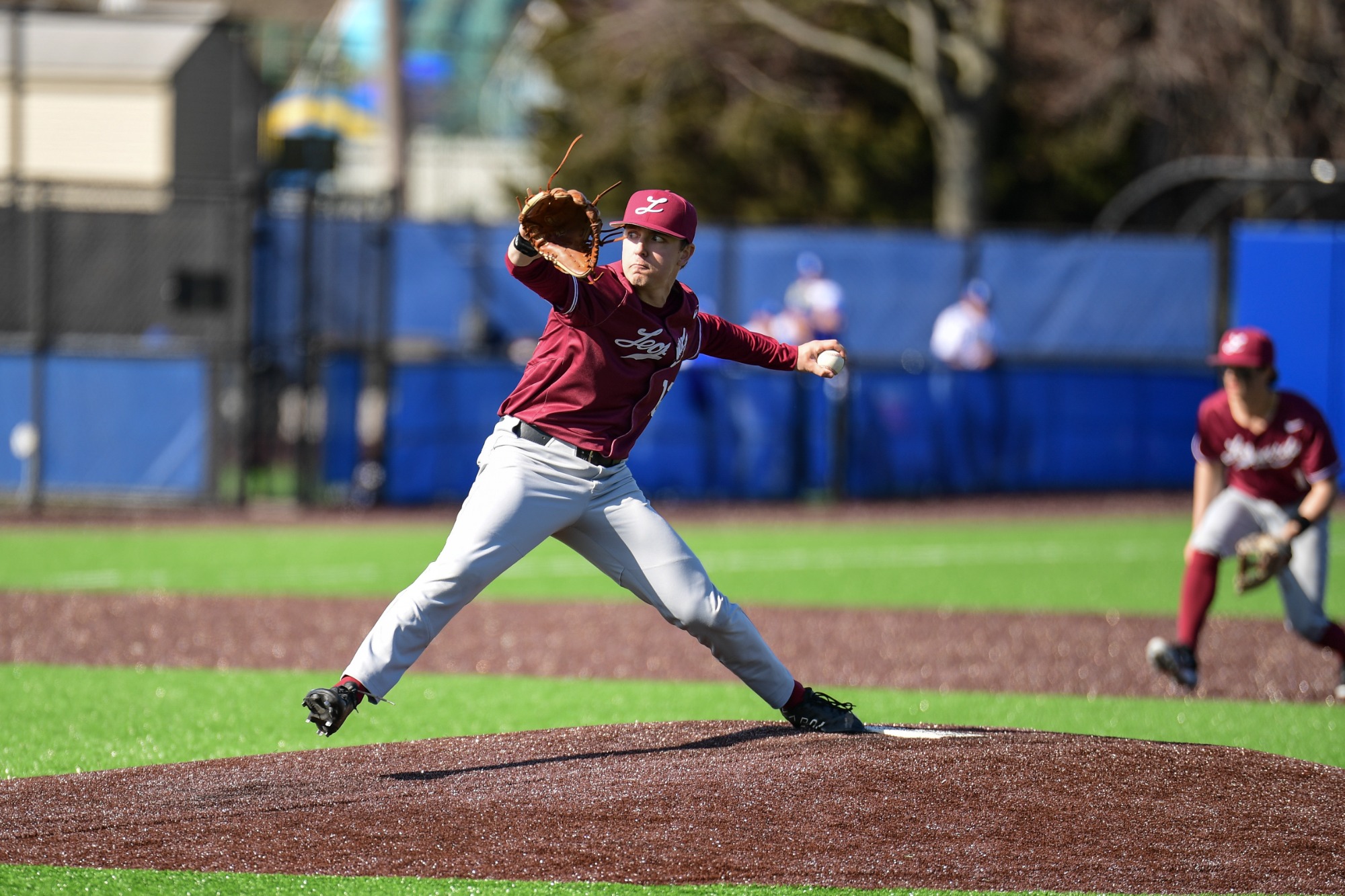 Leopards Split Saturday Doubleheader at Penn - Lafayette College Athletics