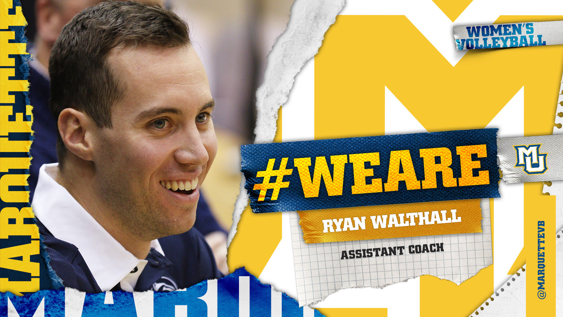 Volleyball adds Ryan Walthall as assistant coach - Marquette University ...