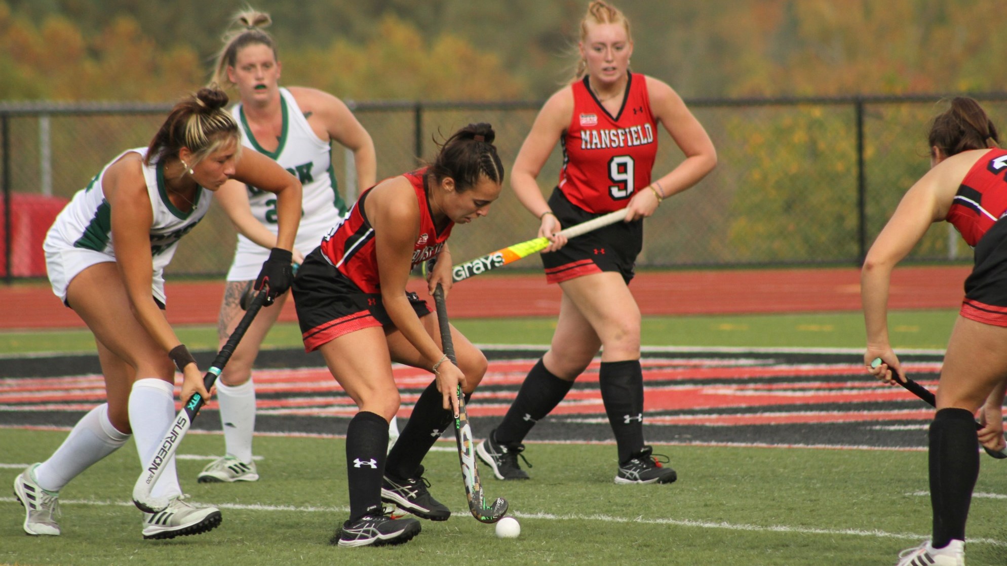 Esterling ties single-game goals record, #9 Mounties fly past The Rock ...