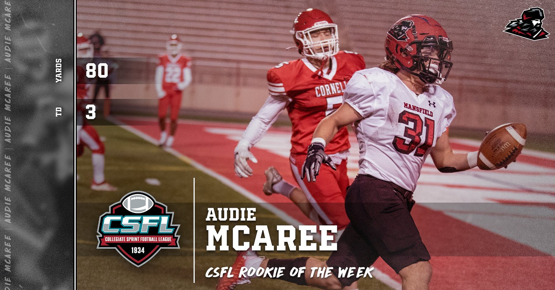 McAree tabbed CSFL Rookie of the Week; Raymond named Honor Roll Quarterback - Mansfield ...