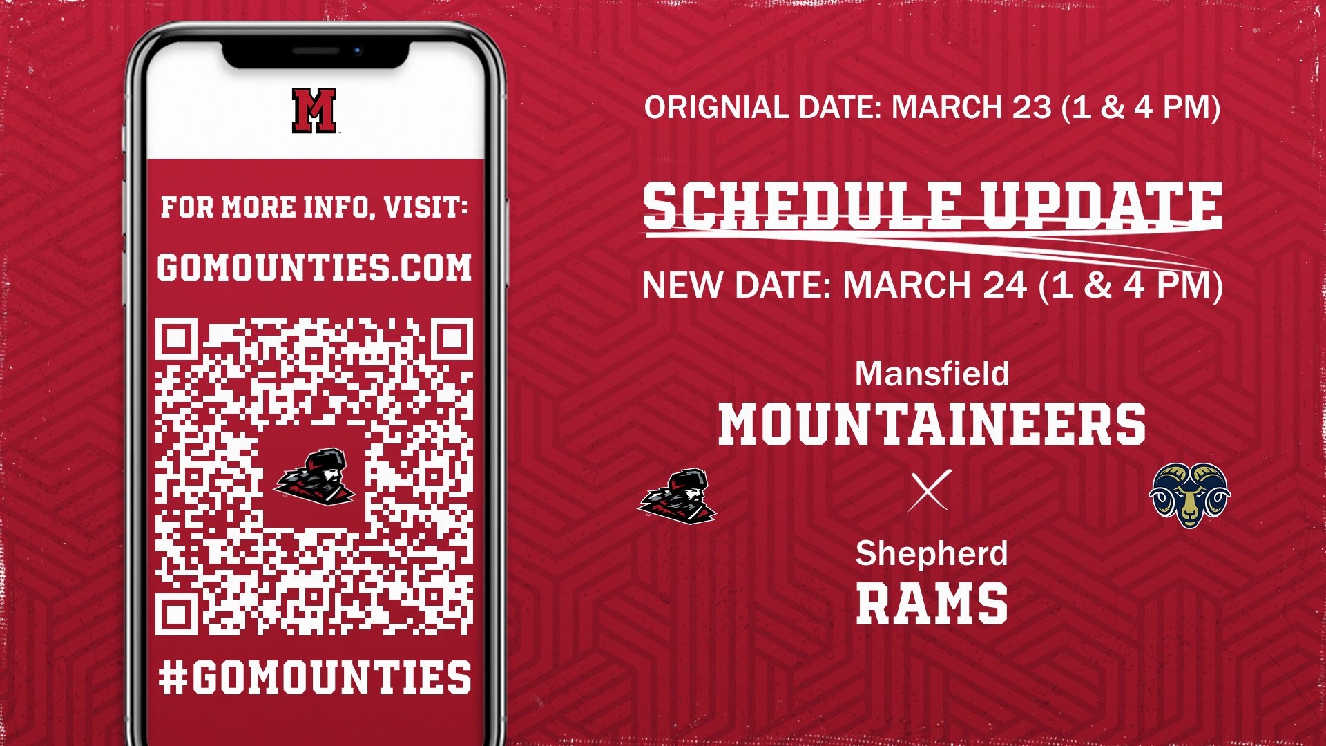 UPDATE: Mountaineer Baseball Announces Schedule Change - Mansfield ...