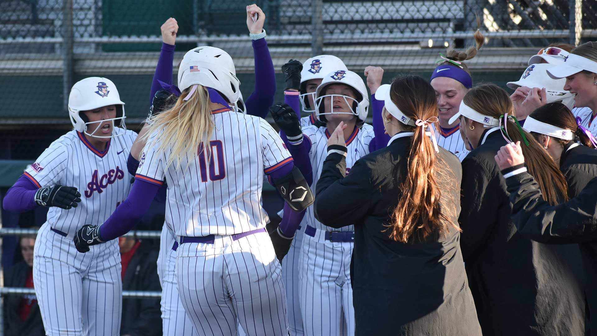 Softball wins its 5th in a row with 10-0 victory over SIUE - University ...