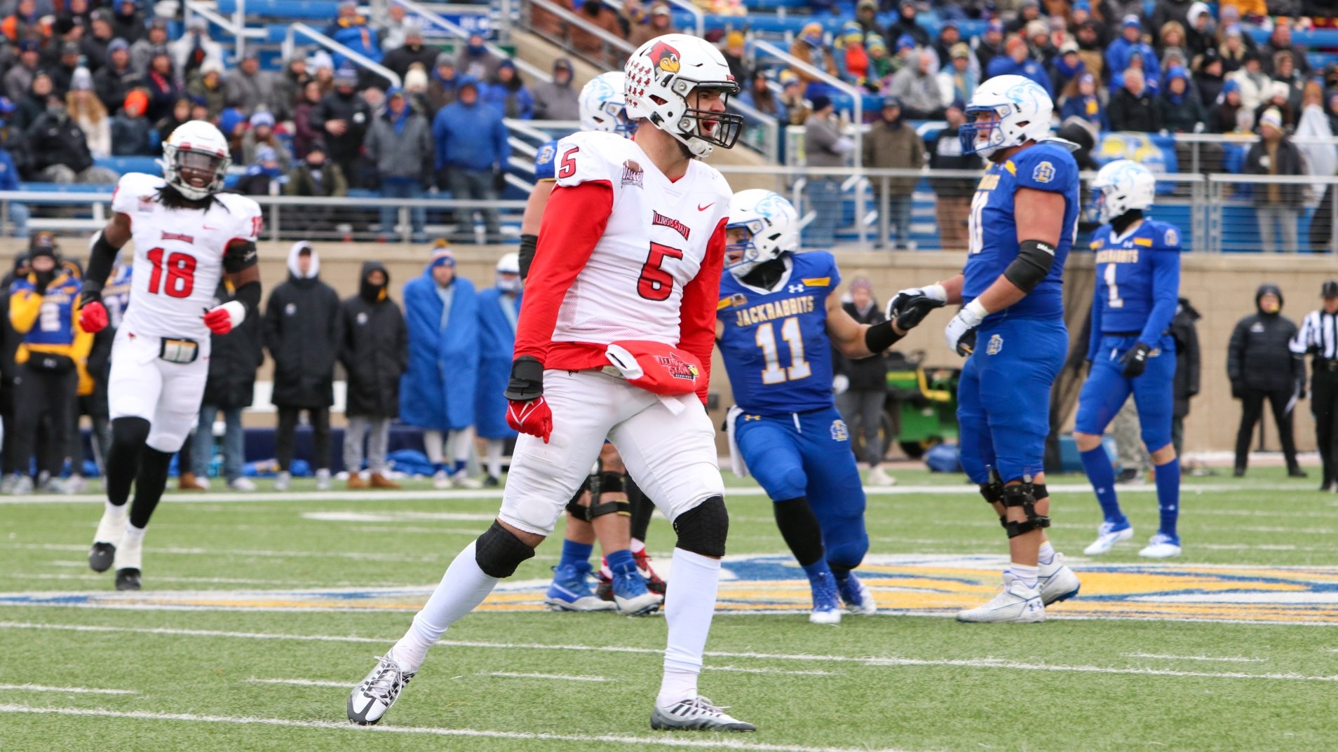 Redbirds Drop 31-7 Road Contest at No. 1 South Dakota State - Illinois ...