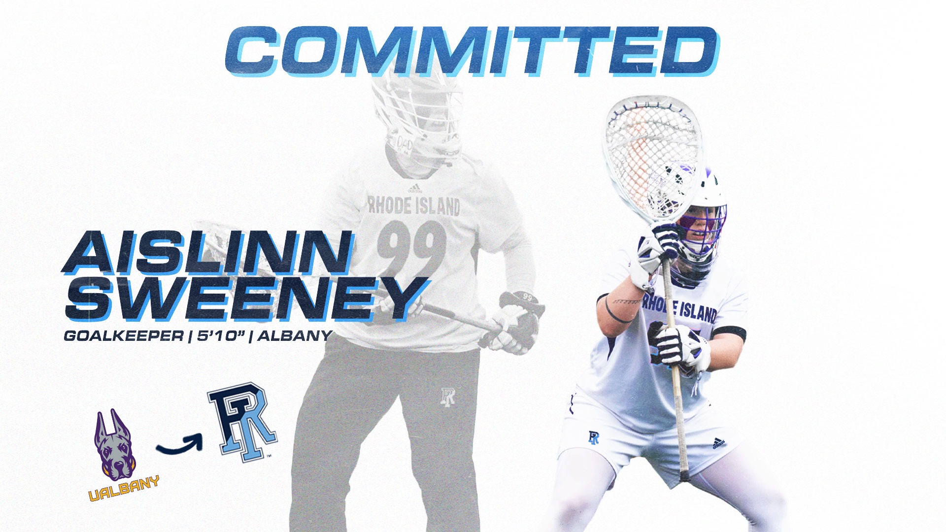 Slowey Adds UAlbany Transfer Aislinn Sweeney - University of Rhode Island
