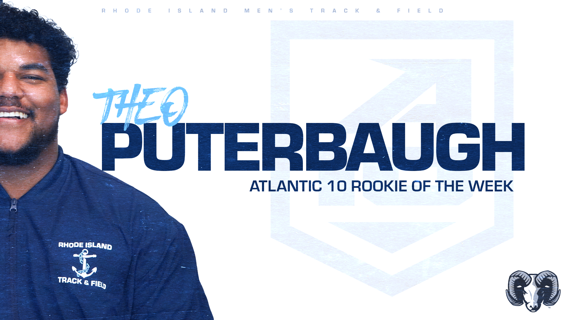 Puterbaugh Earns Second Rookie of the Week Honor - University of Rhode Island