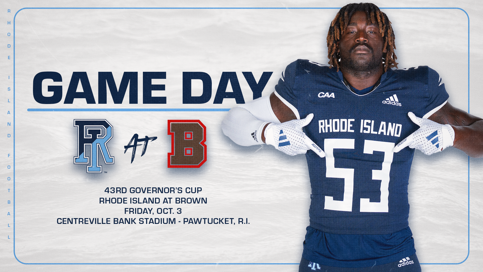 Rams Ready for FBS Battle at Western Michigan - University of Rhode Island