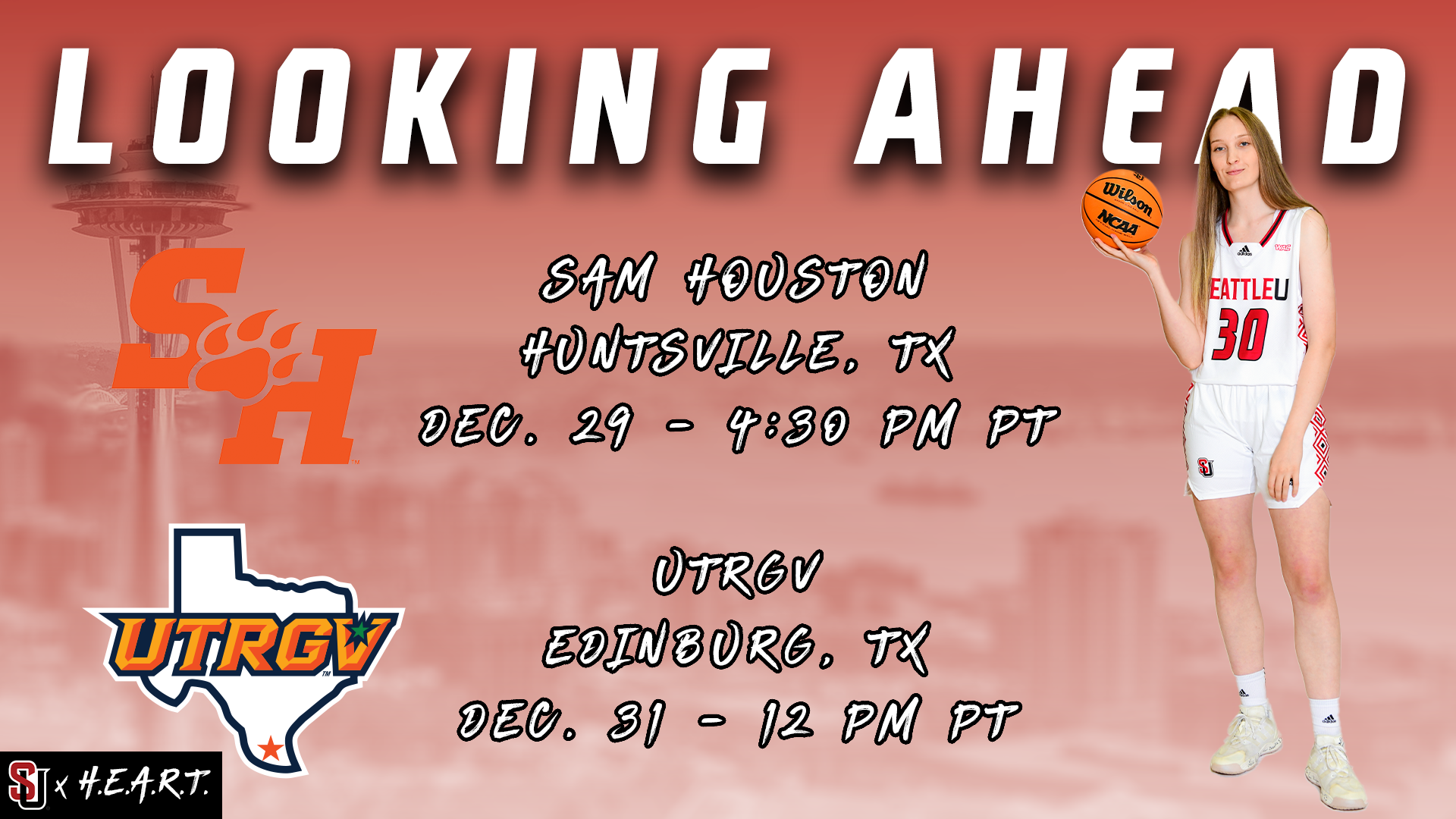 PREVIEW: WBB at Sam Houston, UTRGV - Seattle University
