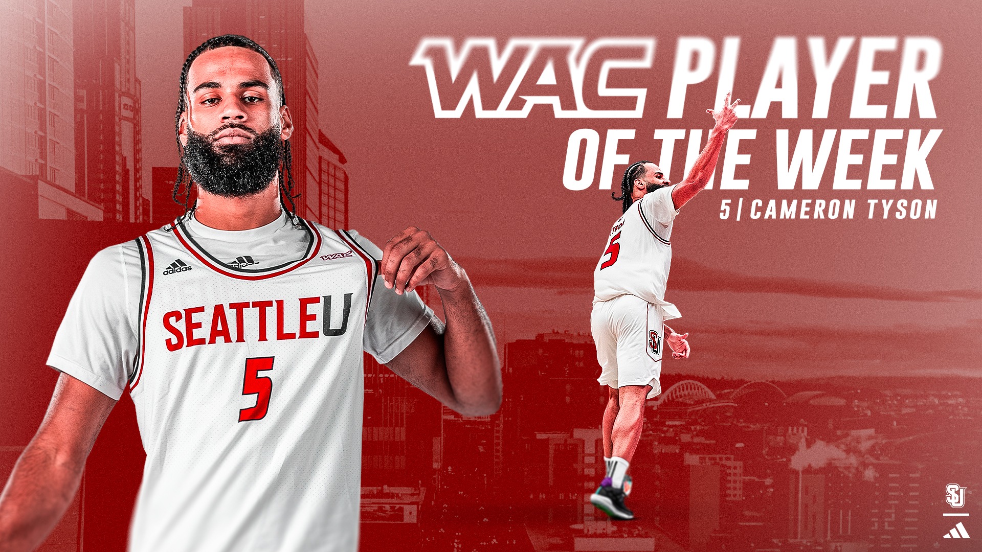 Tyson Named WAC Player of the Week - Seattle University