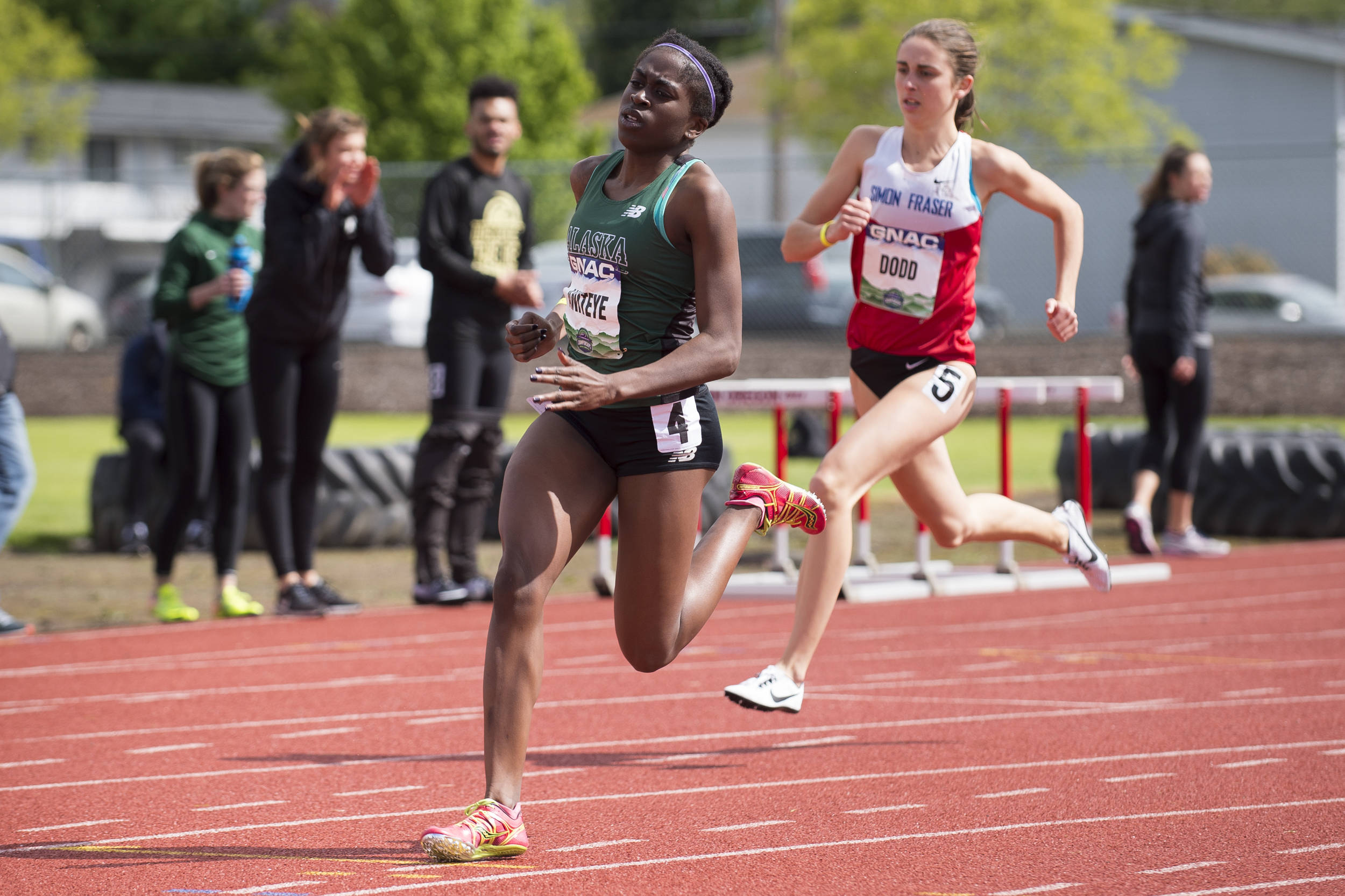 Three 400-meter runners qualify for GNAC Championships | University of ...