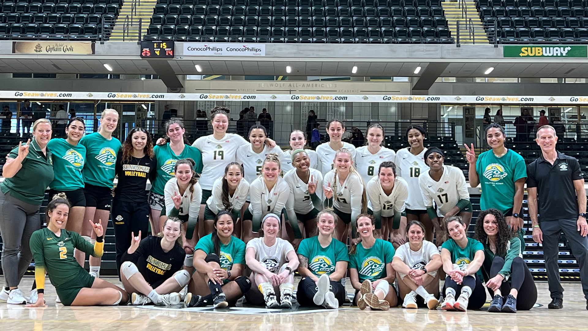 Seawolves sweep Alumni to start 2022 campaign | University of Alaska ...