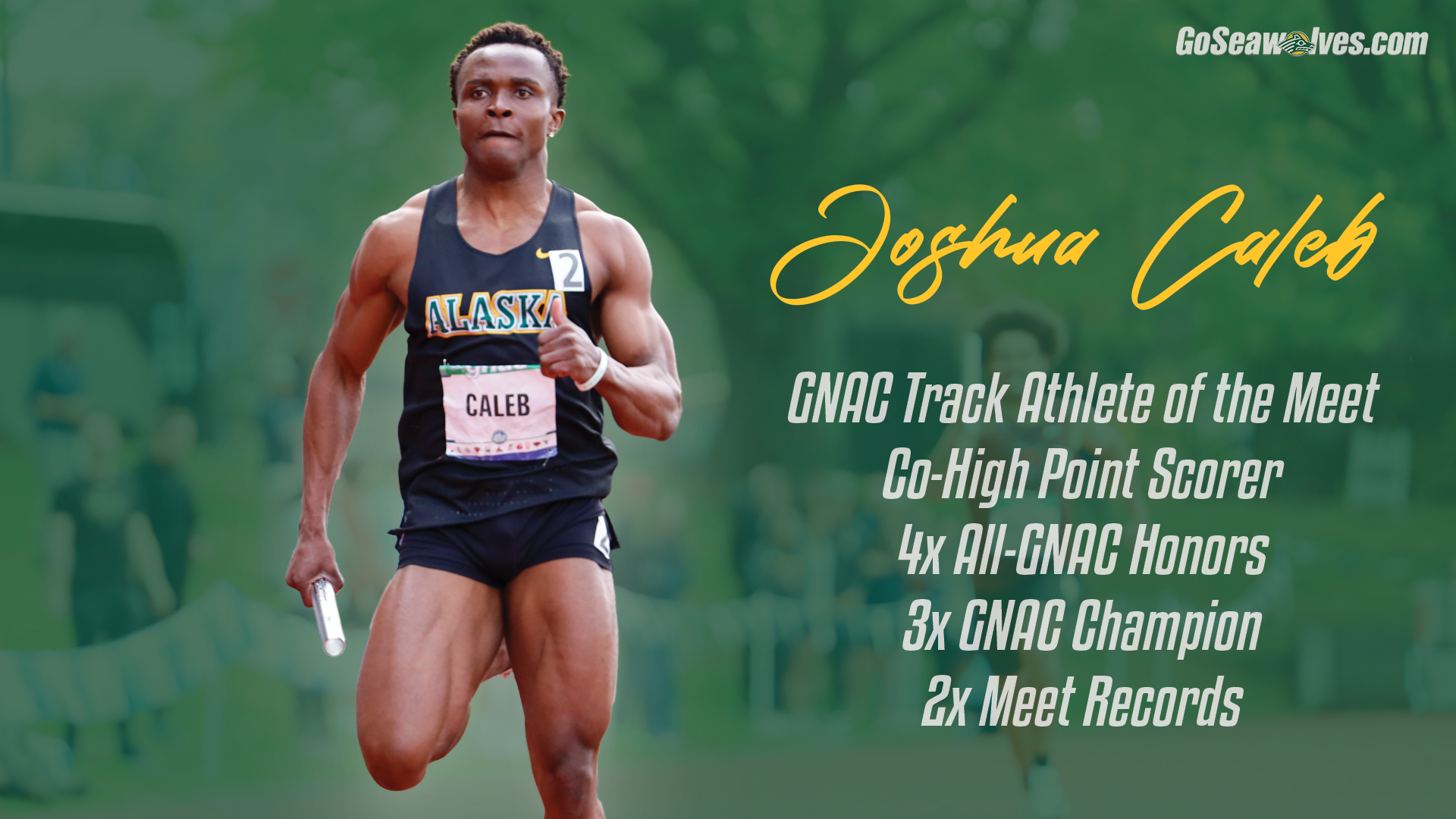 Caleb named GNAC Track Athlete of the Year | University of Alaska Anchorage