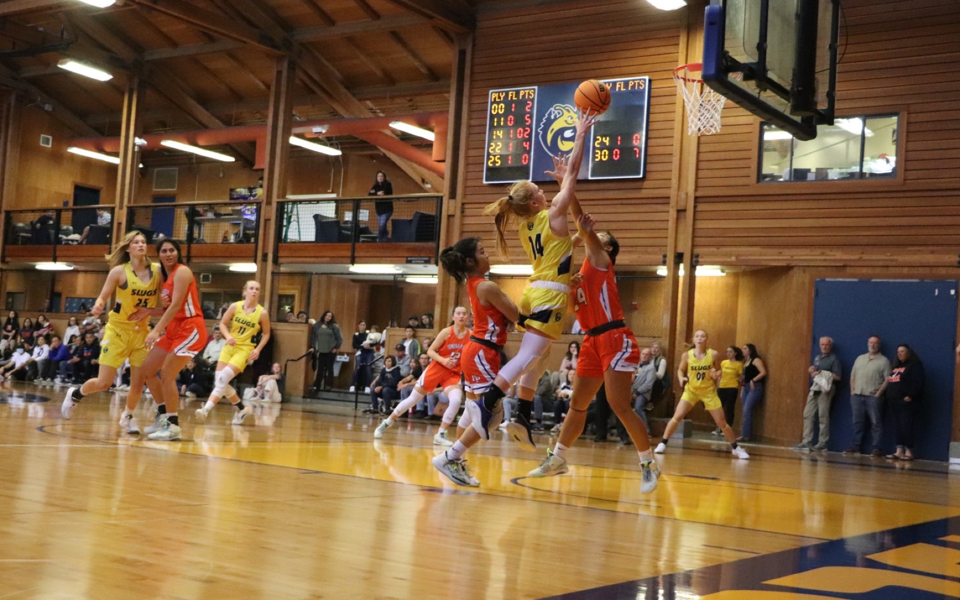 Banana Slugs run past Sagehens 79-66 - University of California, Santa Cruz