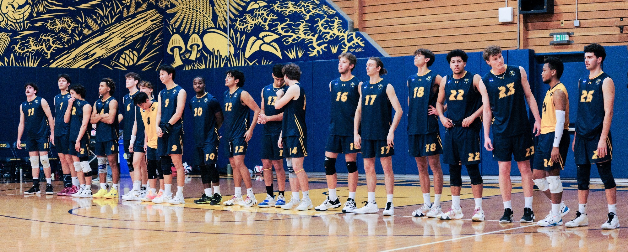 Men's volleyball splits matches on a wild Friday - University of ...