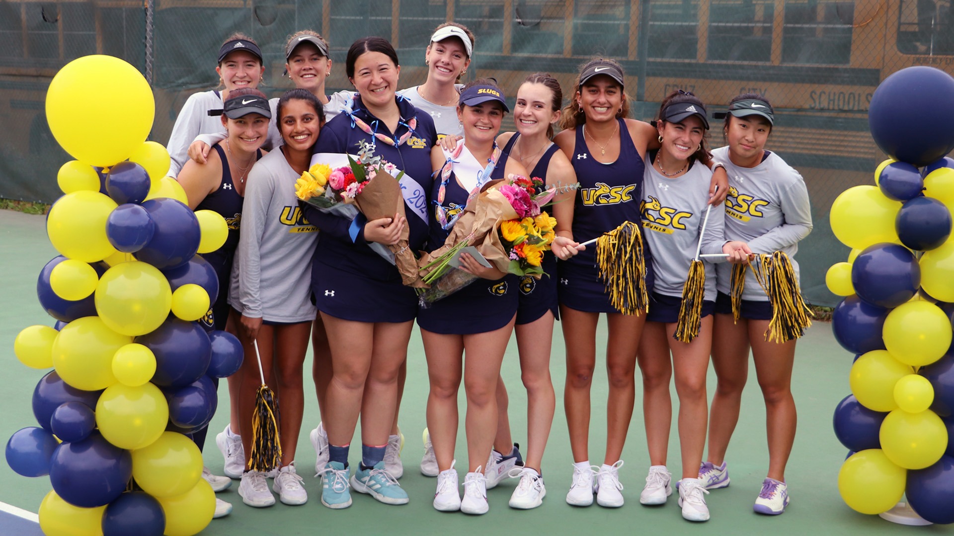 Women's tennis sweeps Jessup on Senior Day - University of California ...