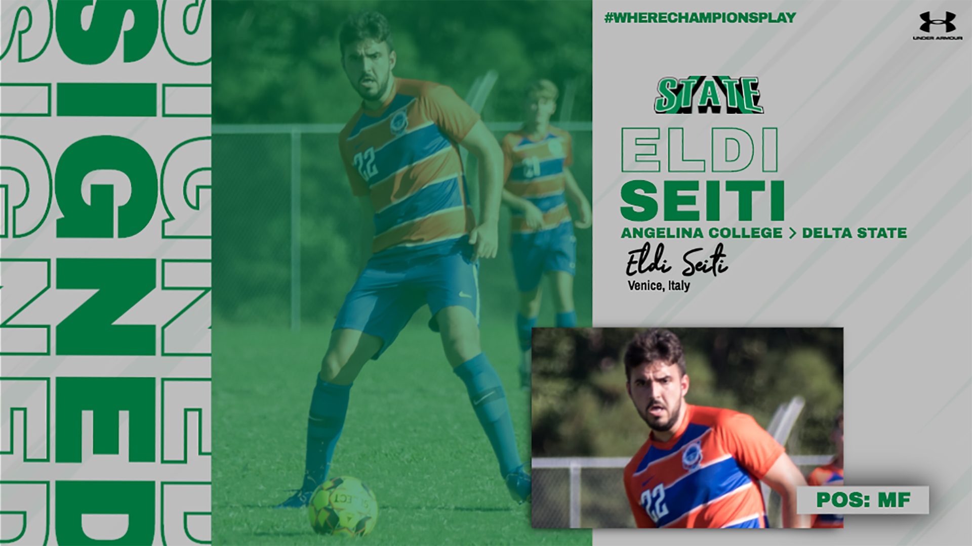 Eldi Seiti Set to Join Statesmen - Delta State University Athletics