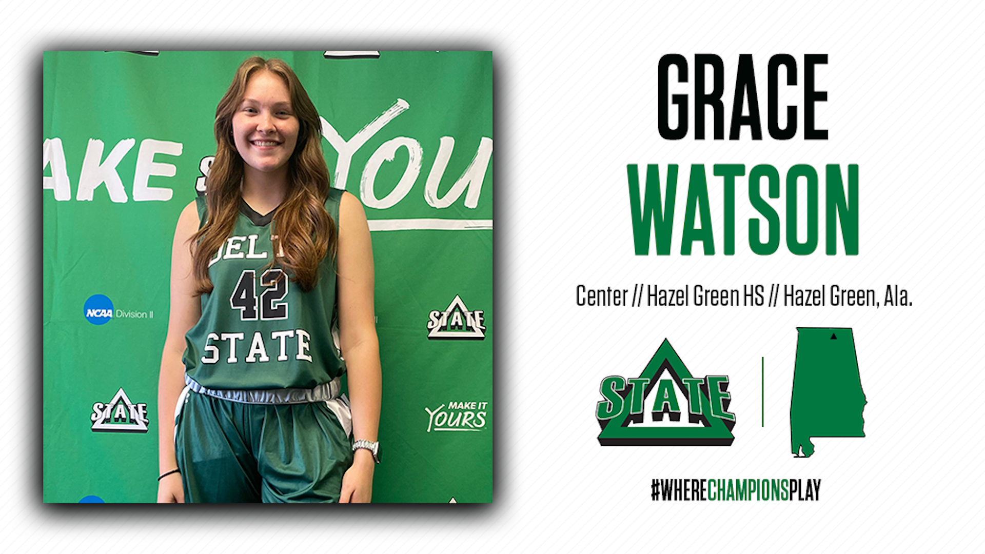 Watson Inks with Lady Statesmen Basketball - Delta State University ...