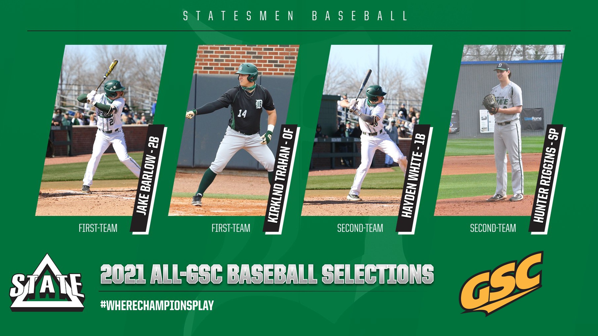 Hunter Riggins - Baseball - Delta State University Athletics