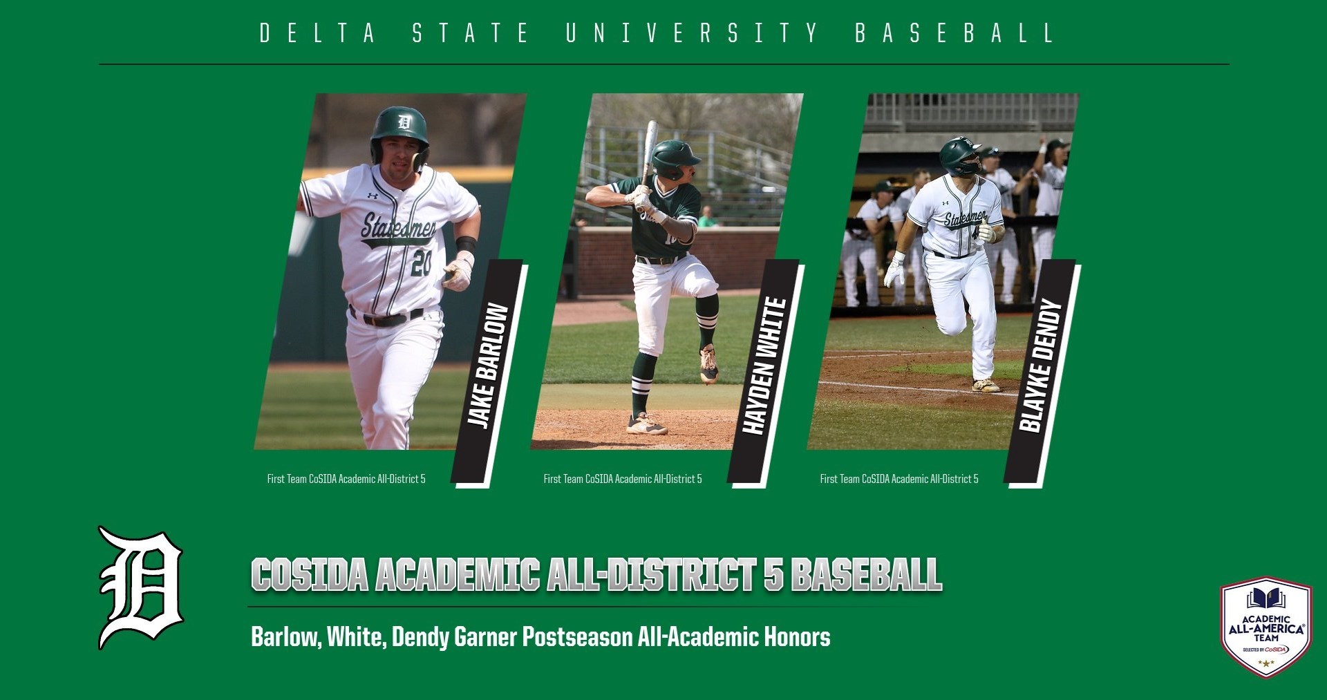 Hayden White - Baseball - Delta State University Athletics