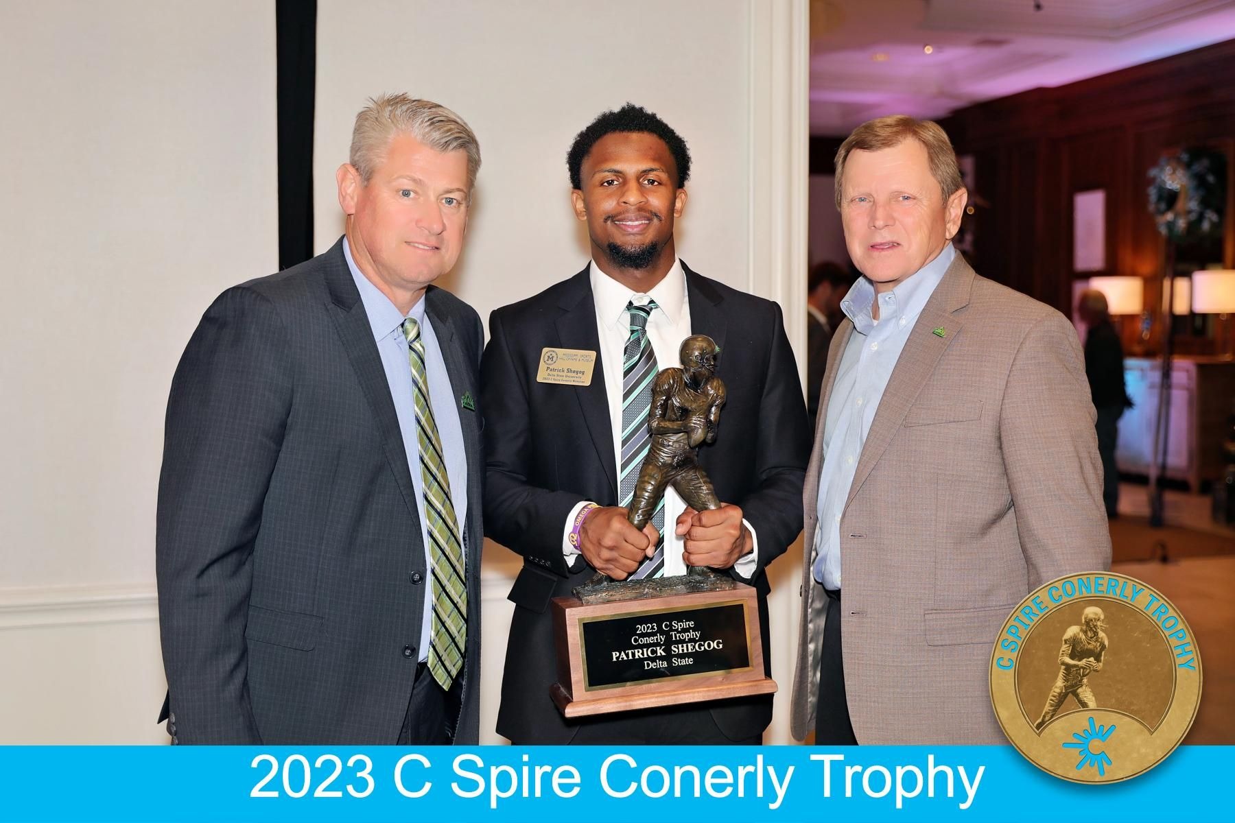 Patrick Shegog Wins 2023 C Spire Conerly Trophy - Delta State ...
