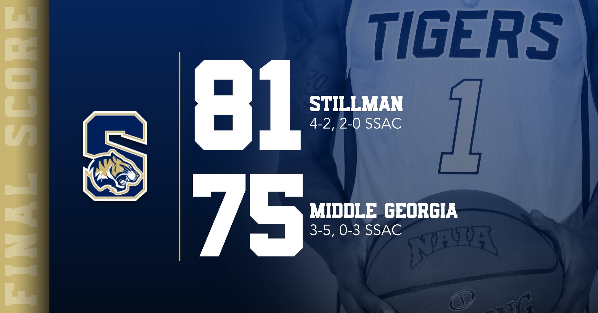Tigers Win Fourth Straight, Lead SSAC Through Week 1 - Stillman College