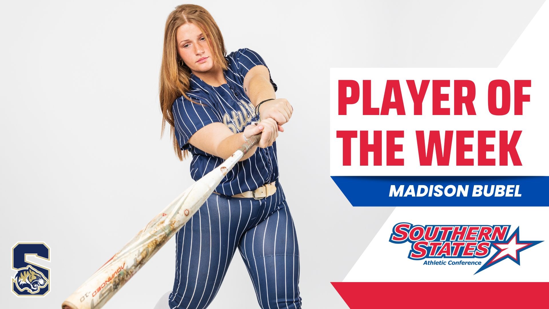 Madison Bubel is SSAC Player of the Week - Stillman College