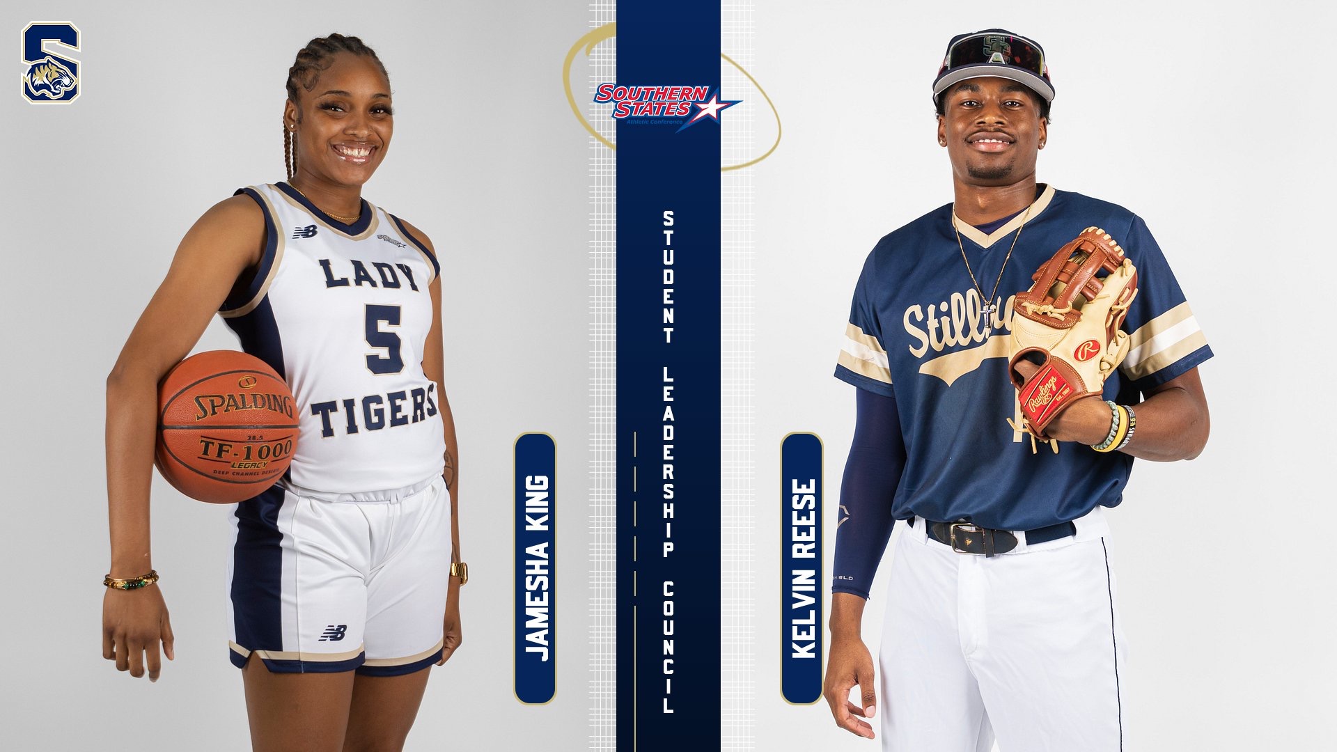 King, Reese Named to SSAC Student Leadership Council - Stillman College