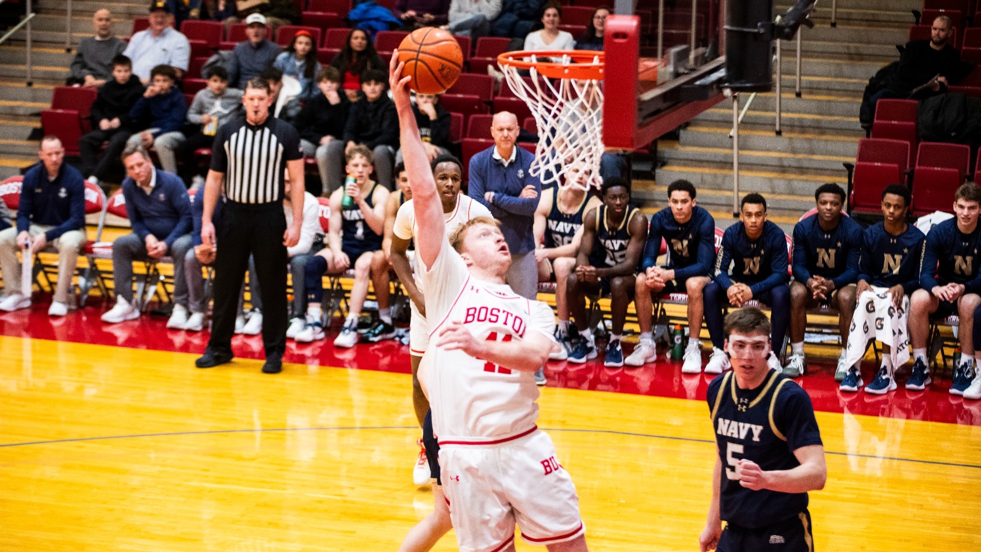 Men's Basketball Claims 74-65 Victory over Navy - Boston University ...