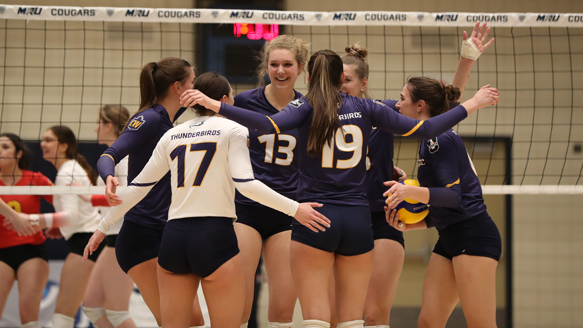 T-Birds earn straight sets round-two victory over Dinos - University of ...