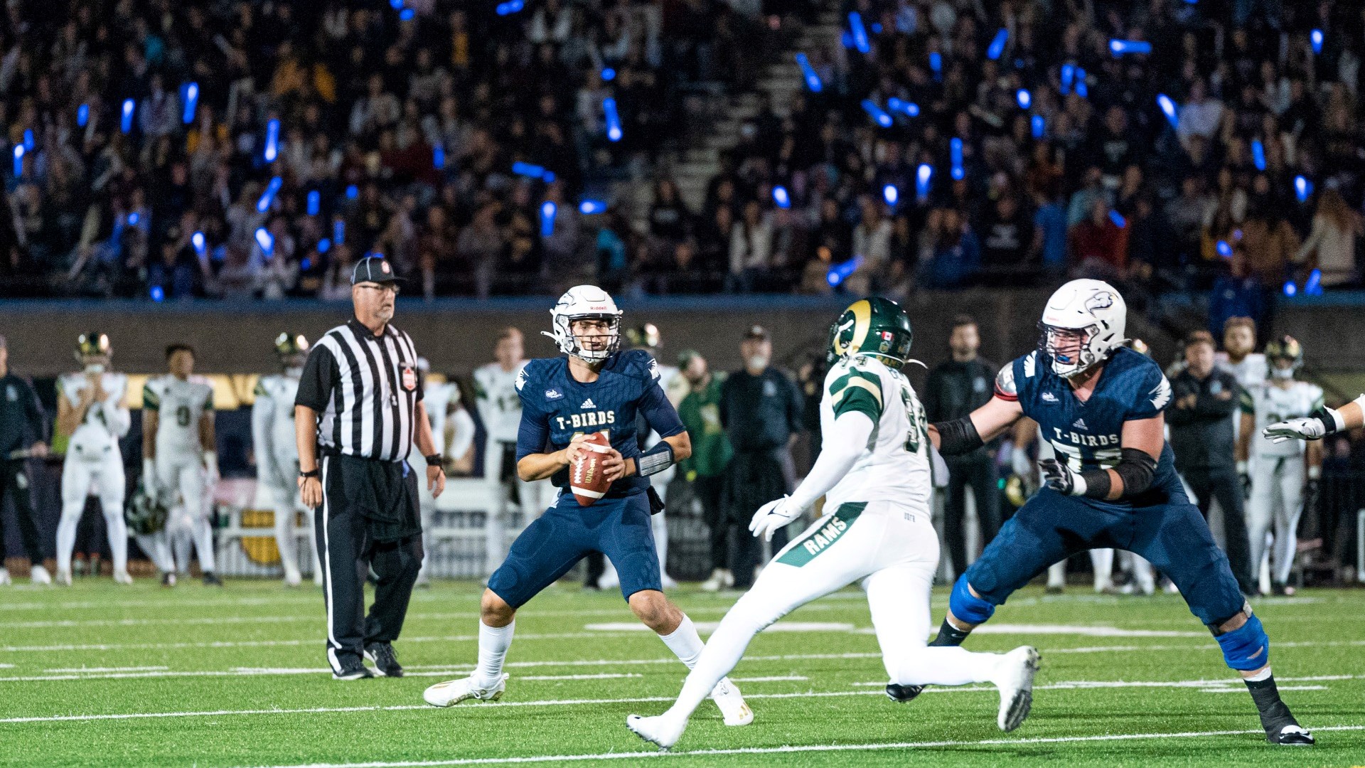 Rams defence stands tall as T-Birds fall at Homecoming - University of ...