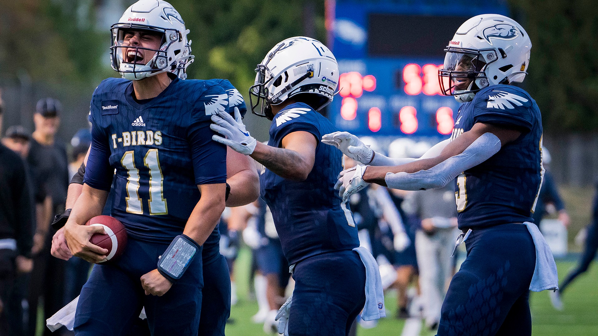 T-Birds offence flies high in Homecoming win over Alberta - University ...