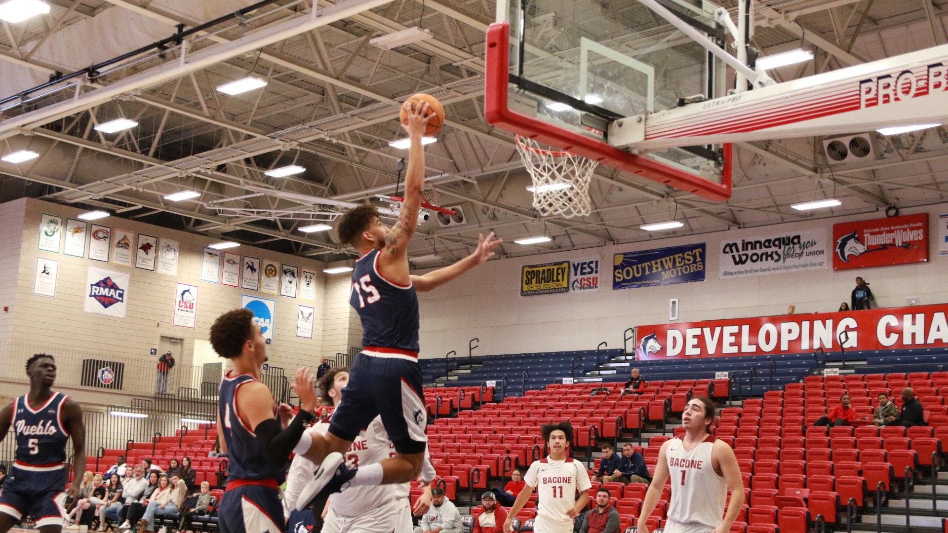 Thompson's career day propels ThunderWolves past Bacone - Colorado ...