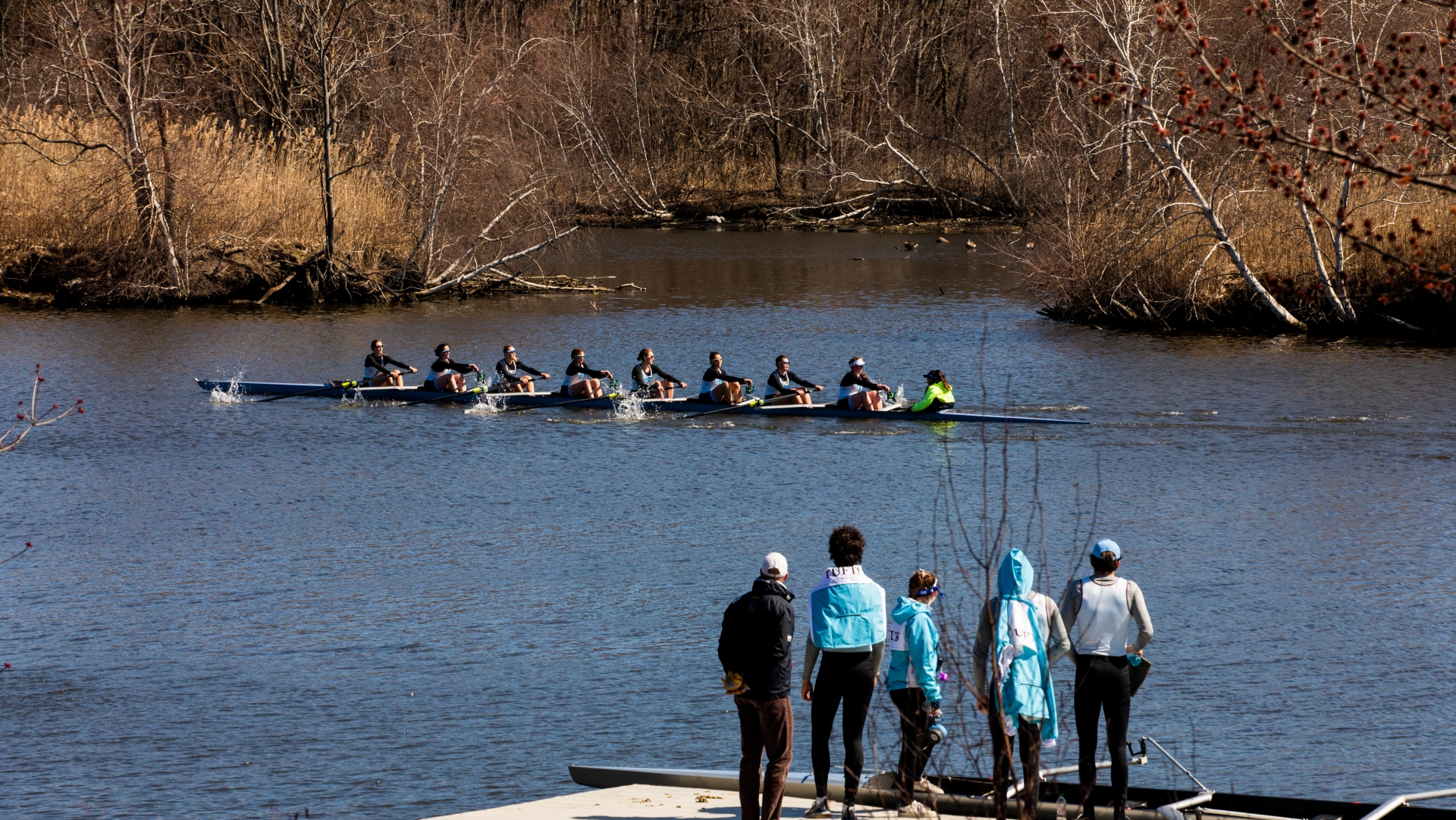 Women's Rowing 3V8 Races at Head of the Charles - Tufts University