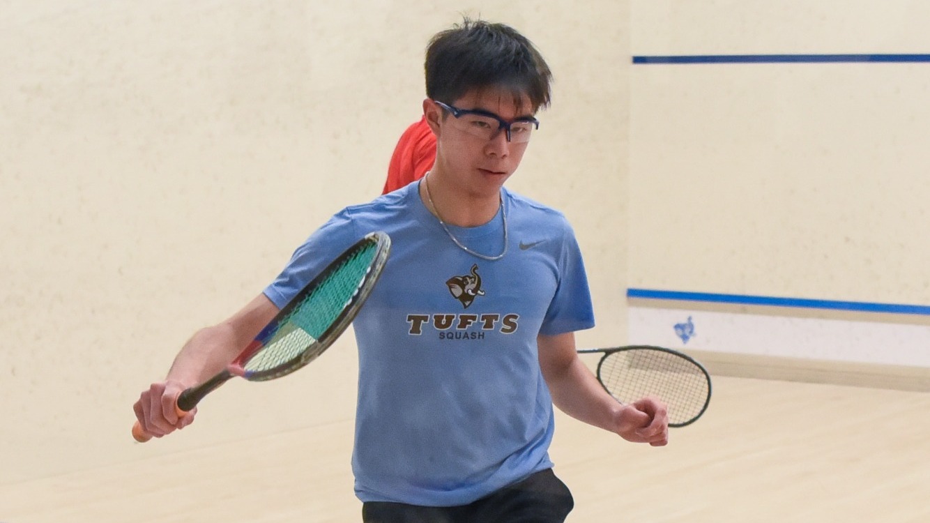 Chin Clinches Big Road Win For Men's Squash At MIT - Tufts University