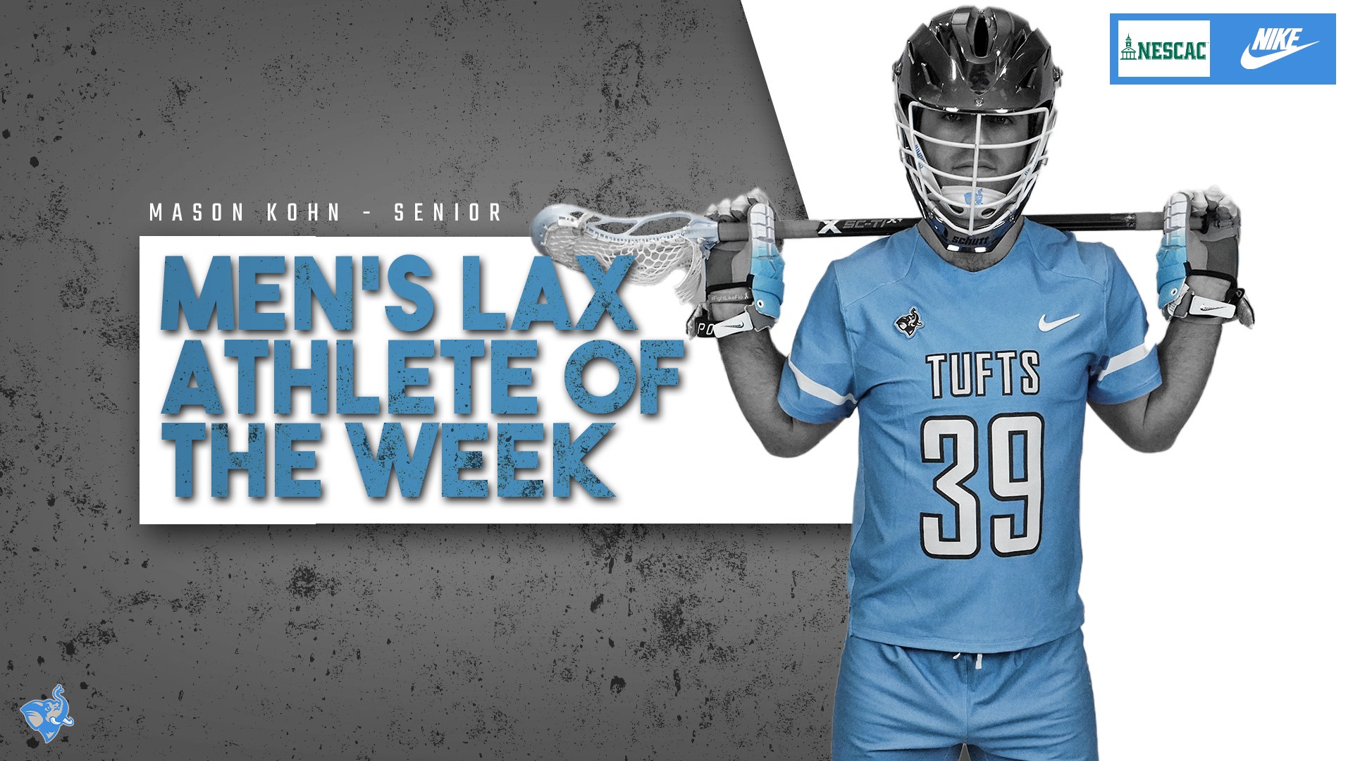 Kohn Earns NESCAC Men's Lax Honors With Face-off Excellence - Tufts University