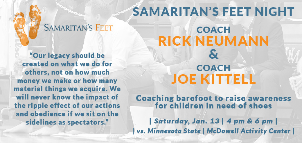 Neumann, Kittell coaching barefoot Saturday to increase awareness for ...