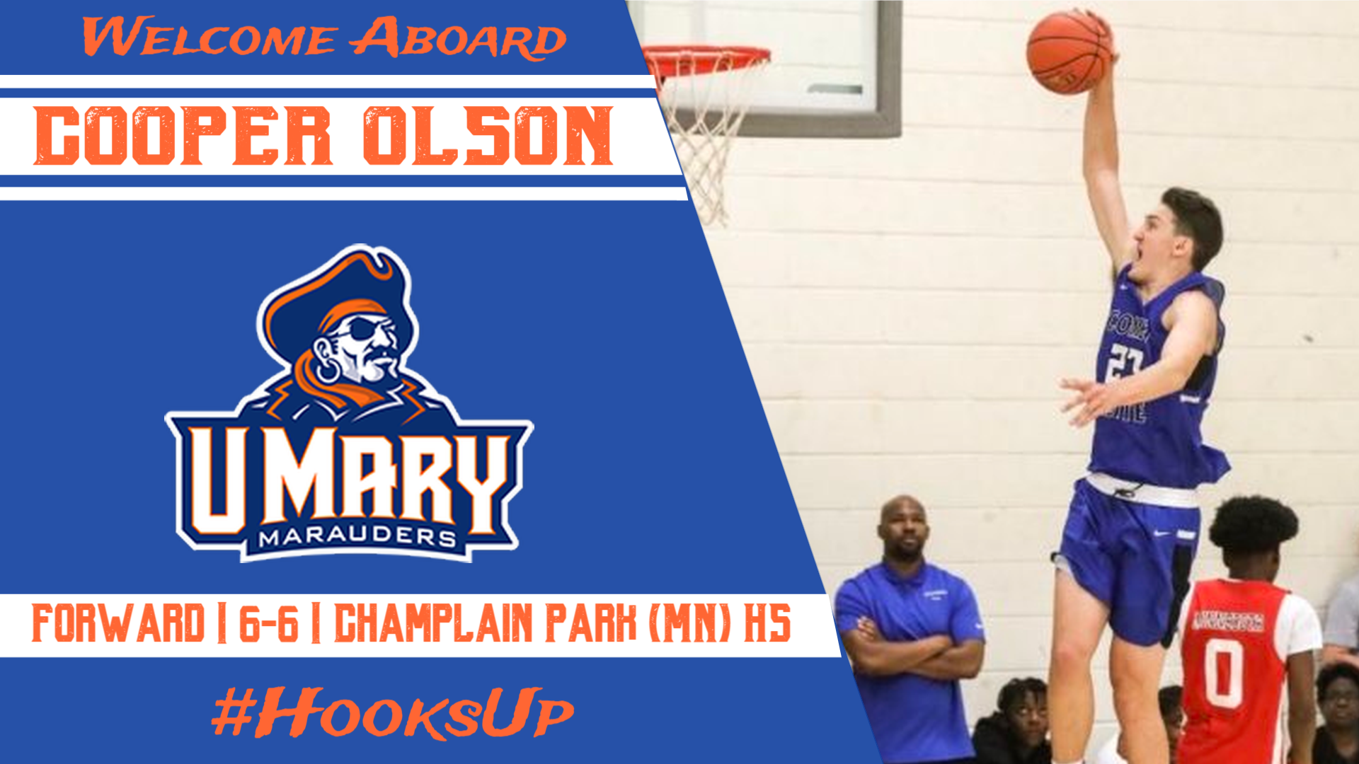 UMary men's basketball gains 2020 commitment from Champlain Park's Cooper Olson - University of ...
