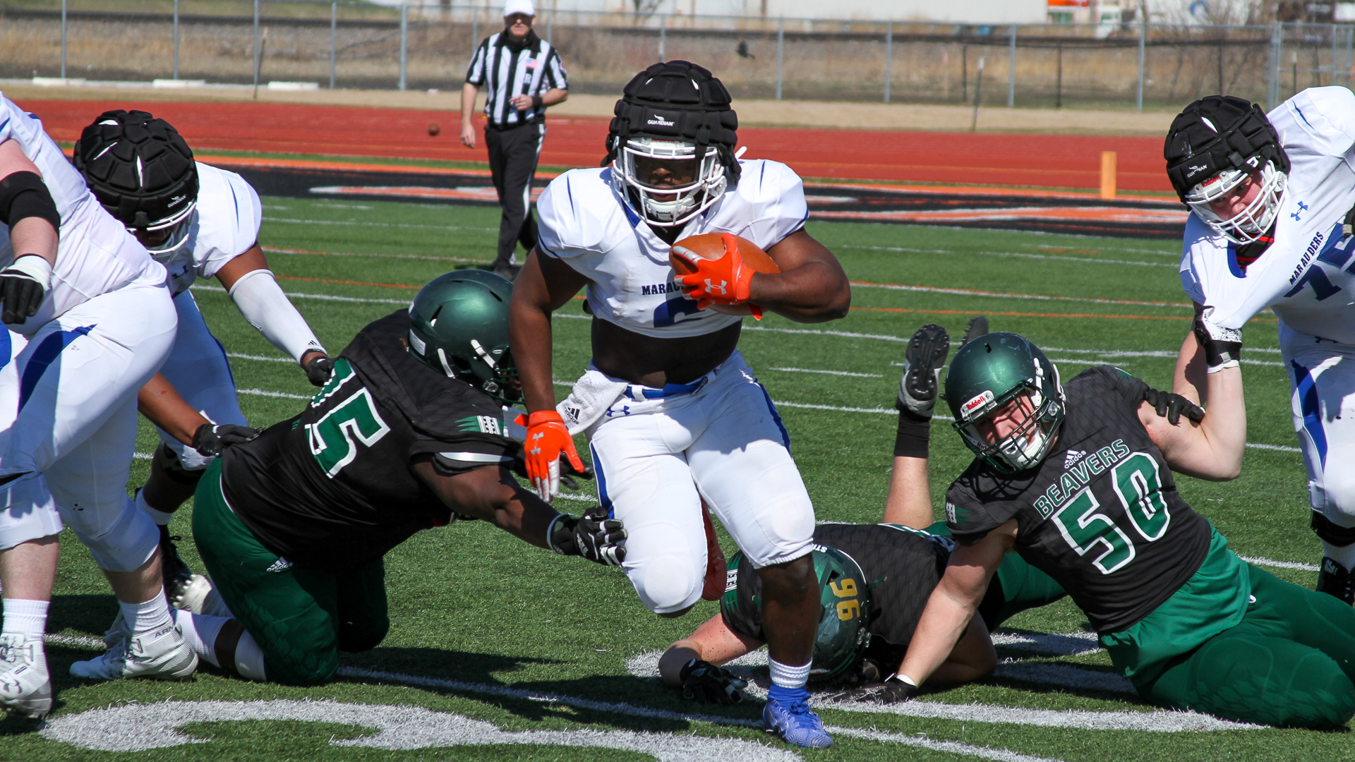 Marauders football hosts Dragons in joint scrimmage Saturday, public ...