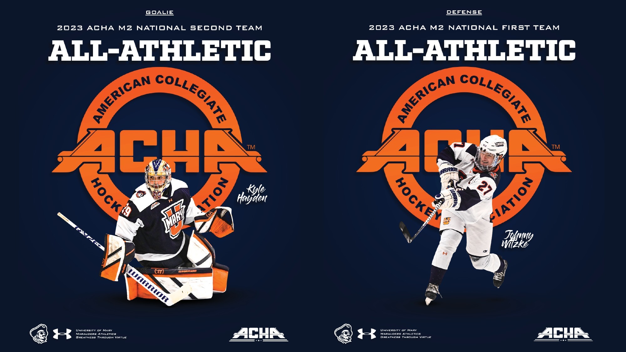 Kyle Hayden - 2023-24 - Hockey - University of Mary Athletics