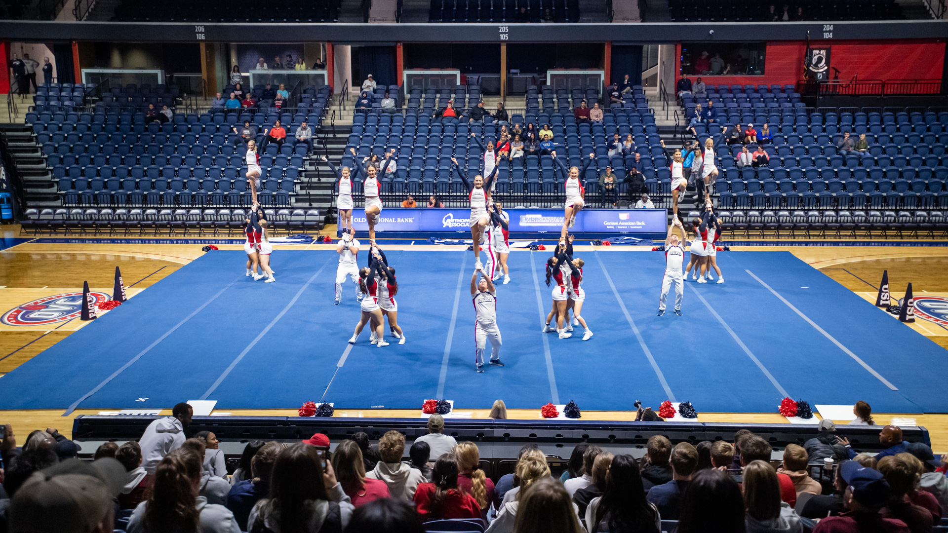 USI Cheer Team finishes fifth at nationals - University of Southern ...