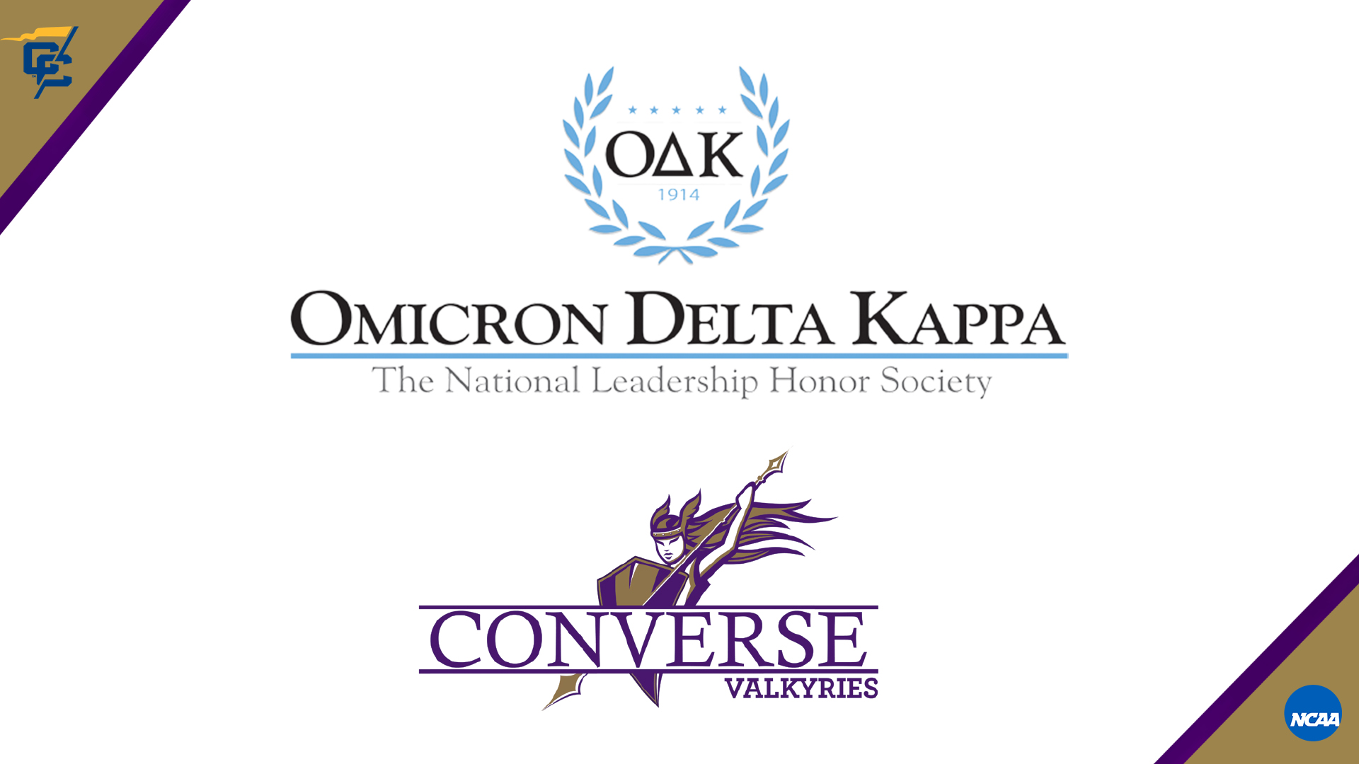 Converse Athletics and Omicron Delta Kappa named a Finalist for the ...
