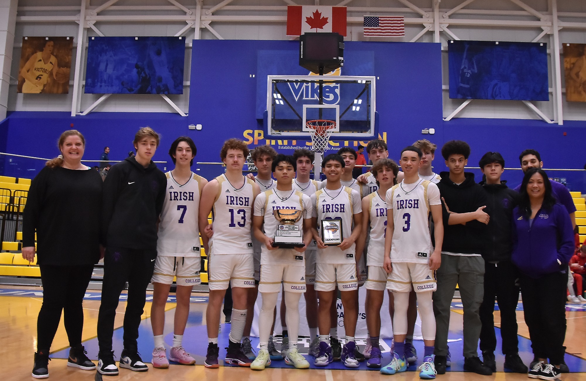 Impressive Fighting Irish claim the crown - University of Victoria ...
