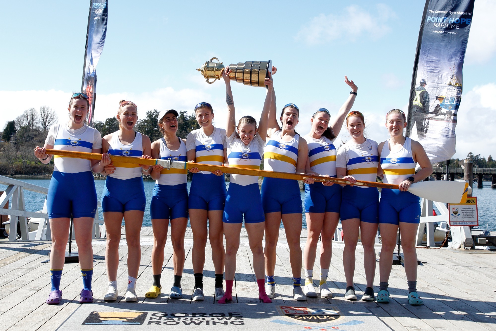Women's rowing successfully defends Brown Cup title - University of ...