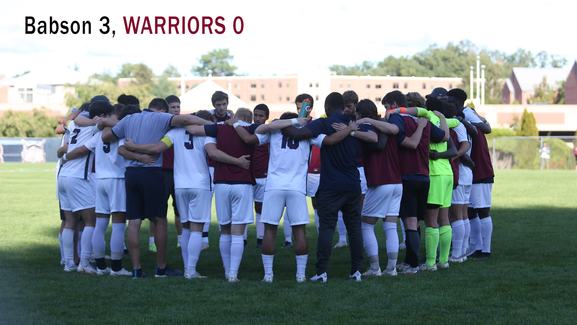 Men's Soccer: No. 21 Babson Halts Warriors' Two-Game Winning Streak ...